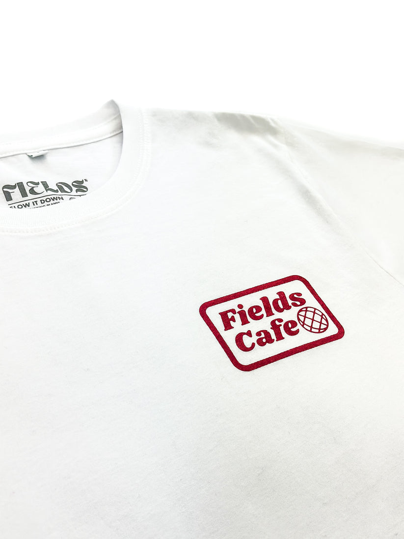 ‘Café’ Tee – Fields Apparel