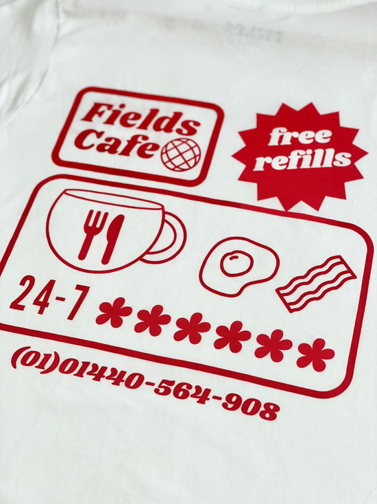 ‘Café’ Tee – Fields Apparel