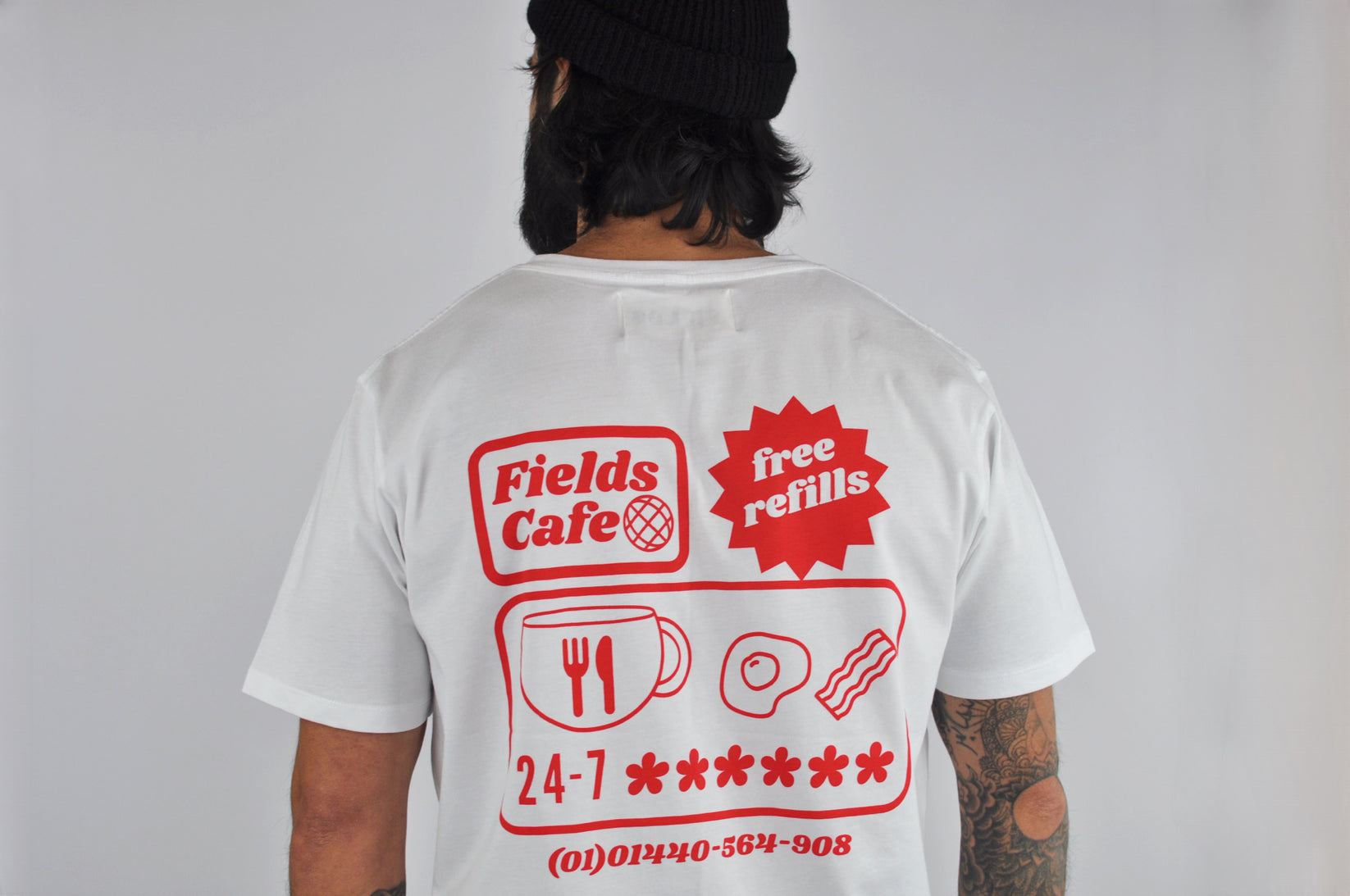‘Café’ Tee – Fields Apparel
